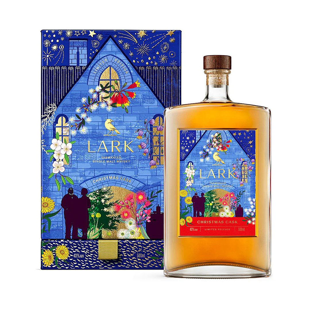 Lark Christmas Cask 43% 500ml – Oak & Origin